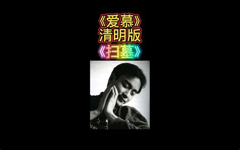 广东人清明节拜山有多累请听张国荣爱慕清明主题曲版扫墓 招积亮 招积亮 哔哩哔哩视频