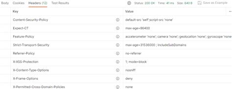 Nodejs Assert Headers From Response Array Stack Overflow
