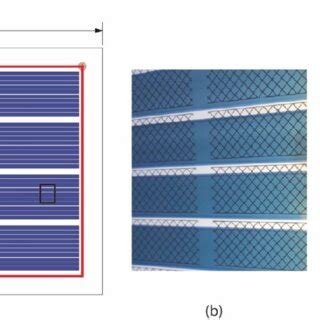 A OPV Panel Schematic With 4 Serially Connected OPV Module Strings Download Scientific