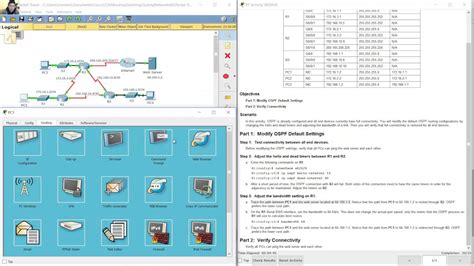 10134 Packet Tracer Configuring Ospf Advanced Features Youtube