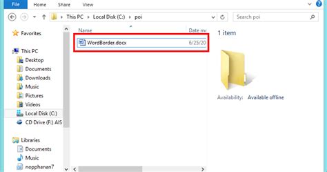 การใส่กรอบให้ข้อความใน Word ด้วย Apache Poi Programming Hunter