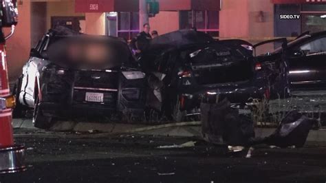 Two Killed Including Sdpd Officer In Crash After High Speed Pursuit