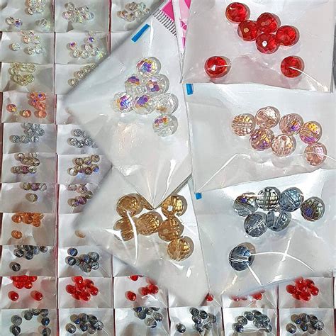 西西手工藝材料 26489 水晶地球珠 細角 約8mm 7入 玻璃珠子 小珠子圓珠串珠材料 切面珠切角散珠鍊 滿額免運 露天市集 全