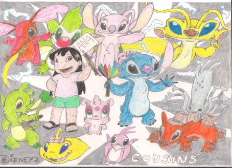 Lilo Stitch And Cousins By Fluttershy626 On Deviantart