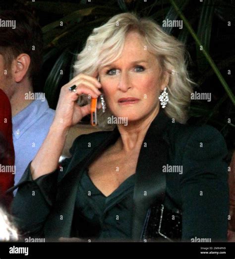 Best Actress Nominee Glenn Close A Hotel In Beverly Hills As She Heads
