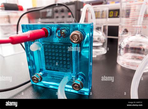 Hydrogen Fuel Cell Fuel Cell Device Converts Chemical Energy From Fuel