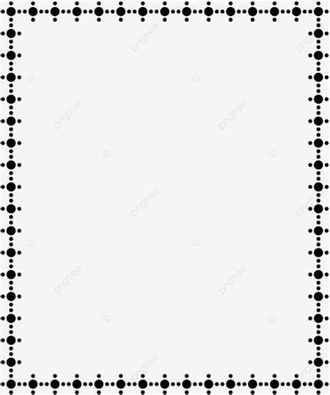Marcos Blanco Y Negro Signo PNG dibujos Forma Tipográfico Marcos PNG