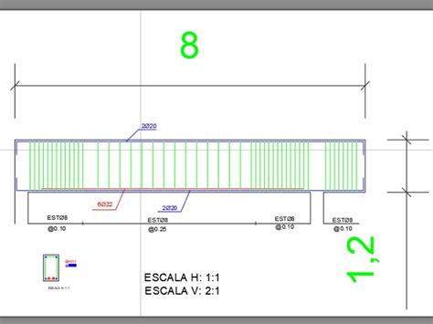 Reinforcement Of Beams In Autocad Download Cad Free 43 52 Kb Bibliocad