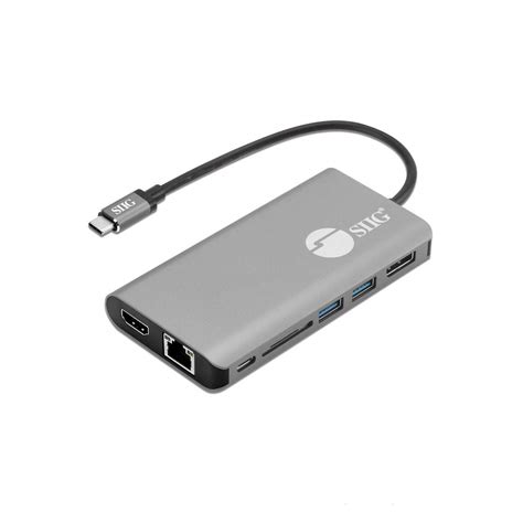 Buy SIIG USB C MST Dual Display Docking Station Video Adapter For Windows Mac Single 4k Dual