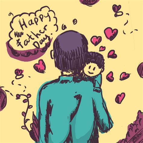 Download Father S Day Drawing Sketch Royalty Free Stock Illustration