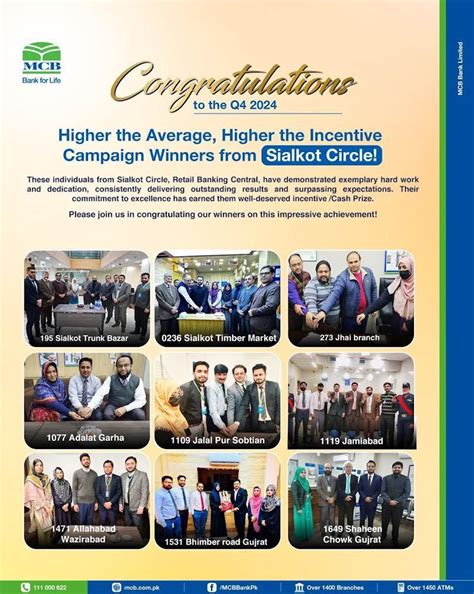 Syeda Sabahat Jabeen On Linkedin Sialkot Congratulating Mcb
