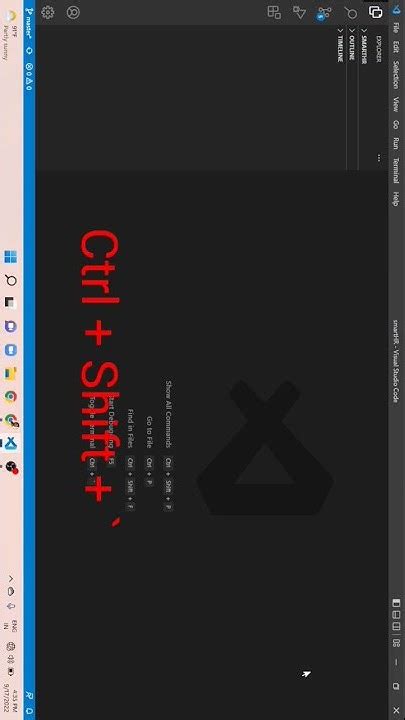 How To Open Vs Code Terminal With Short Cut Vscode Tipsandtricks