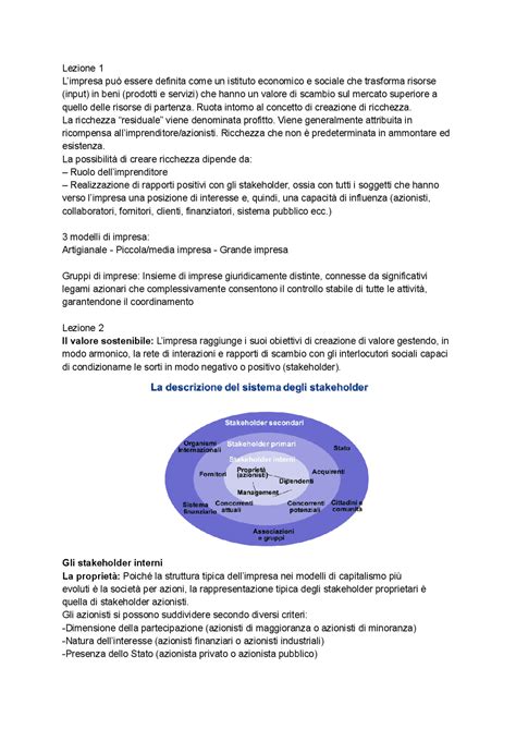 Appunti Economia E Misurazione Aziendale 1 Unitn Appunti Di Economia
