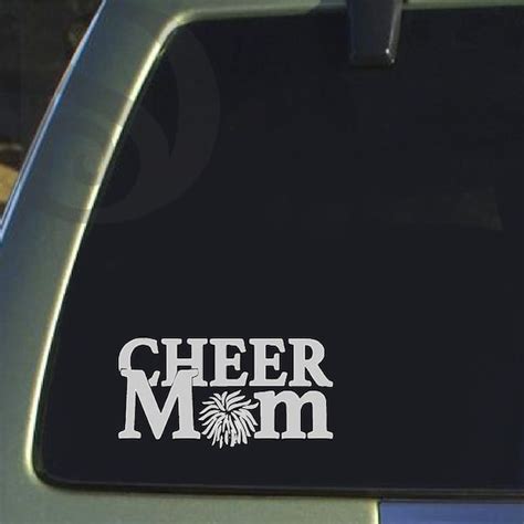 Cheer Mom Vinyl Car Decal Sticker