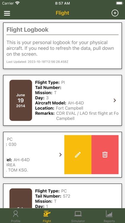 Flight Logbook Army By Front Line Designs Llc
