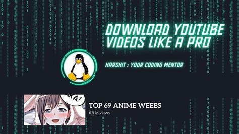Unleashing Linux Power Mastering Youtube Downloads With Ytdlp Youtube