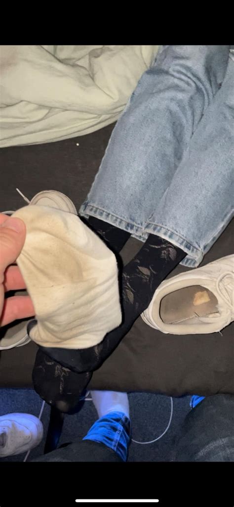 Sweaty White Ankle Socks Pantyhose Airforce Ranklesocksnsfw
