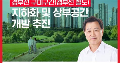 김봉교 구미을 예비후보 경부선 철도·구미역사 지하화