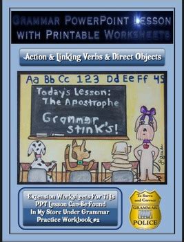 Grammar PowerPoint Handouts Action Linking Verbs Direct Objects