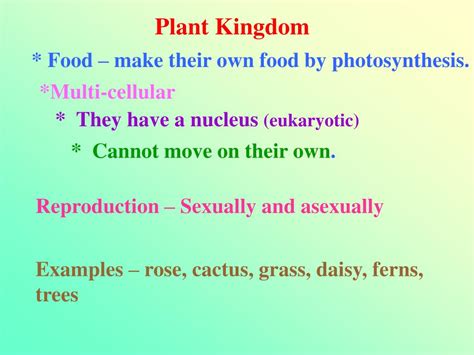 PPT THE CHARACTERISTICS OF THE 6 KINGDOMS OF LIFE PowerPoint
