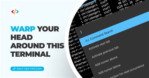 Warp Your Head Around This Terminal