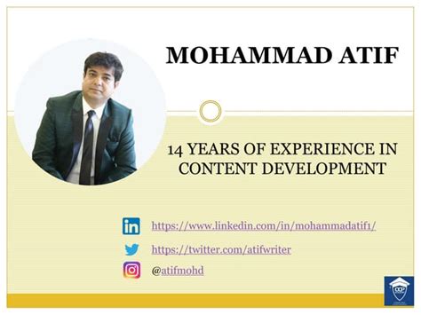 Mohammad Atif Content Marketing Ppt Pdf