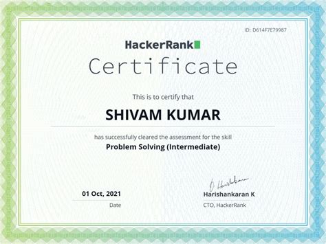 Shivam Kumar On Linkedin Hackerrank Connections Problemsolving