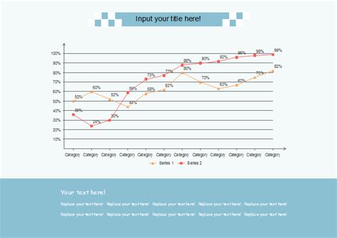 Blank Line Graph Chart