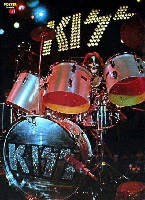 Peter Criss 1975 More Great Bands Cool Bands Samba Banda Kiss