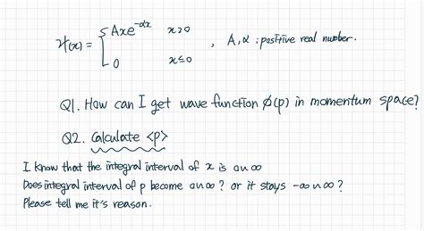 Solved Abt Wave Function In Momentum
