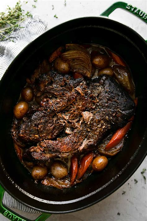 Slowly Braised Beef Pot Roast With Extra Vegetables
