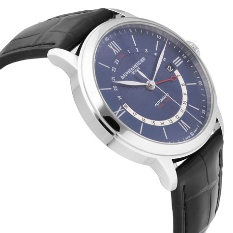 Baume And Mercier Classima Blue Dial 42mm Automatic Mens Watch M0a10482