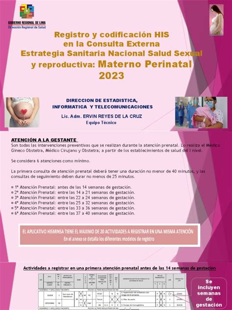 Capacitacion His Materno Perinatal 2023 Pdf El Embarazo