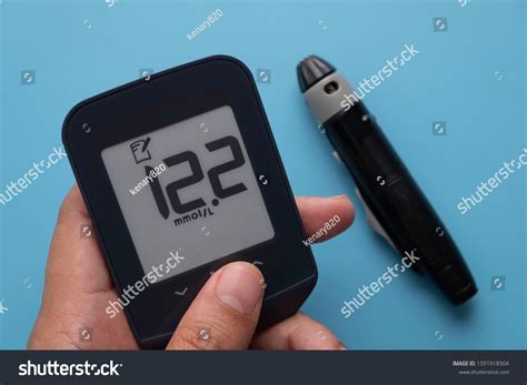 Checking Glucose Meter Reading Glucose Reading Stock Photo Shutterstock