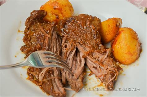 Ternera Asada Gallega Carne Asada De Aguja O Jarrete Con Patatas