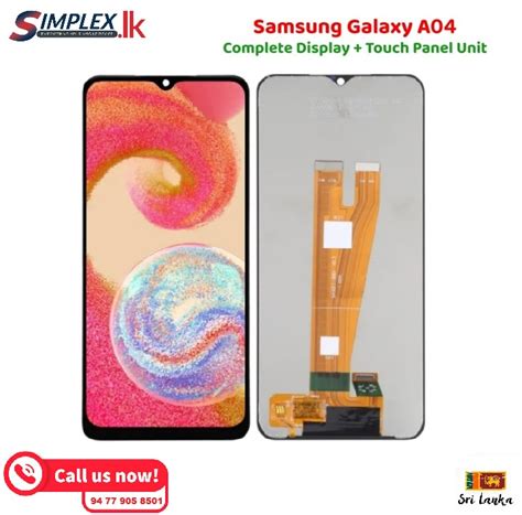Samsung Galaxy A04 Lcd Display Original Simplex U Technologies