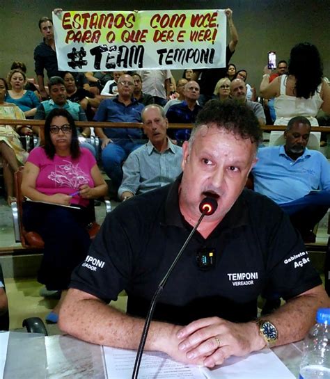 Vereador Vander Temponi Retorna Ao Legislativo Promessa De Trabalhar Mais Por Volta Redonda