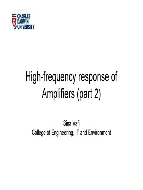 Eng 571 Lecture Notes Week 7 Part 1 Pdf Electrical