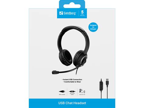 Sandberg Usb Chat Headset 126 16 Sandberg As