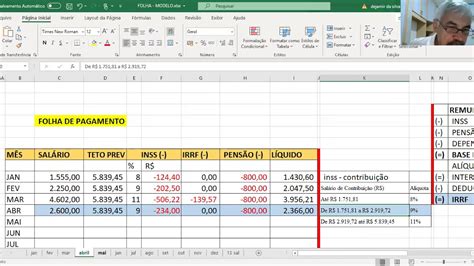 Como Calcular Folha De Pagamento No Excel👦 Melhore Suas Contas De