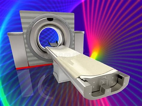 Computer Tomographic Scanner 3d Illustration Stock Illustration Illustration Of Health