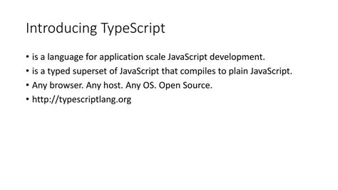 Ppt Typescript Powerpoint Presentation Free Download Id1830754