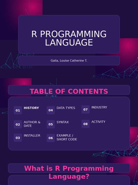 R Programming Language Report Pdf