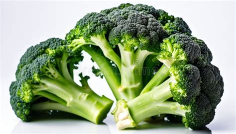 A Close Up Of A Broccoli Floret Stock Illustration Illustration Of Organic Hearthealthy