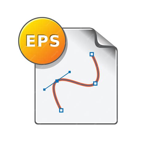 Icône De Format De Fichier Eps Illustration Vectorielle De Couleur
