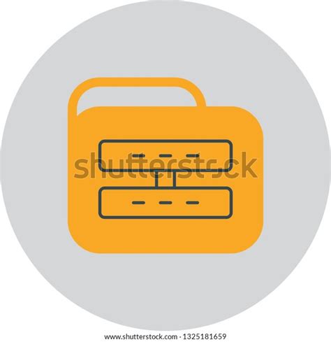 Vector Server Folder Icon Stock Vector Royalty Free Shutterstock