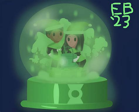 Green Lantern Willpower Snowglobe By Leck Zilla On Deviantart