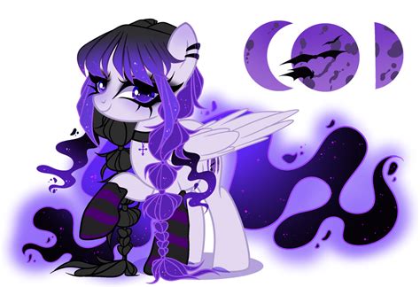 Mlp Next Gen Oc Luna X Inky Rose Adoptable By Just Silvushka On Deviantart