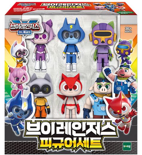 Miniforce V Rangers Figure 6 Pcs Set Toy Toytron Mini Force