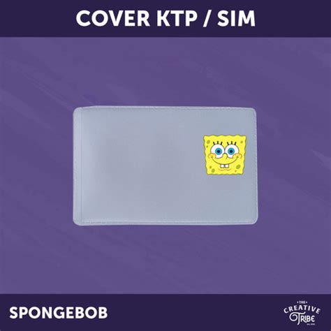 Promo Spongebob Cover Ktp Sim Sampul Plastik Mika Pelindung Kartu Spongebob Cover Ktp